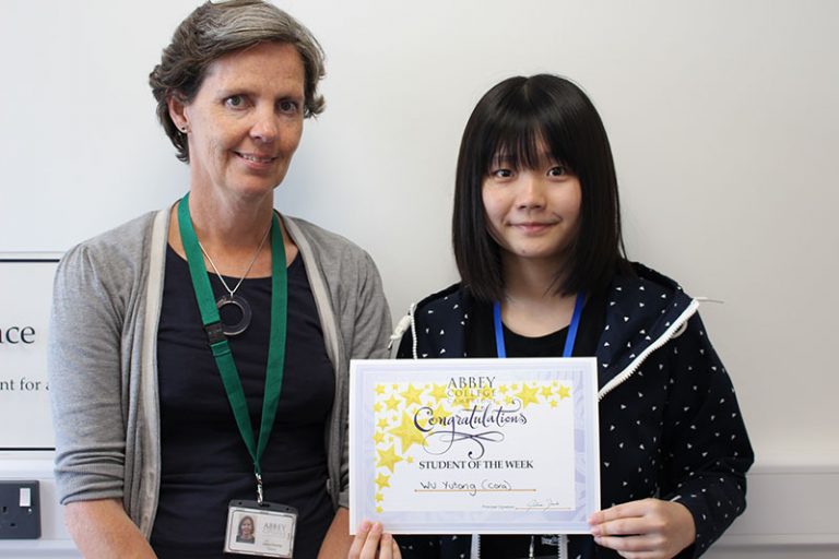 Summer School Student of the Week – Wu Yutong (Cora) | Abbey Cambridge