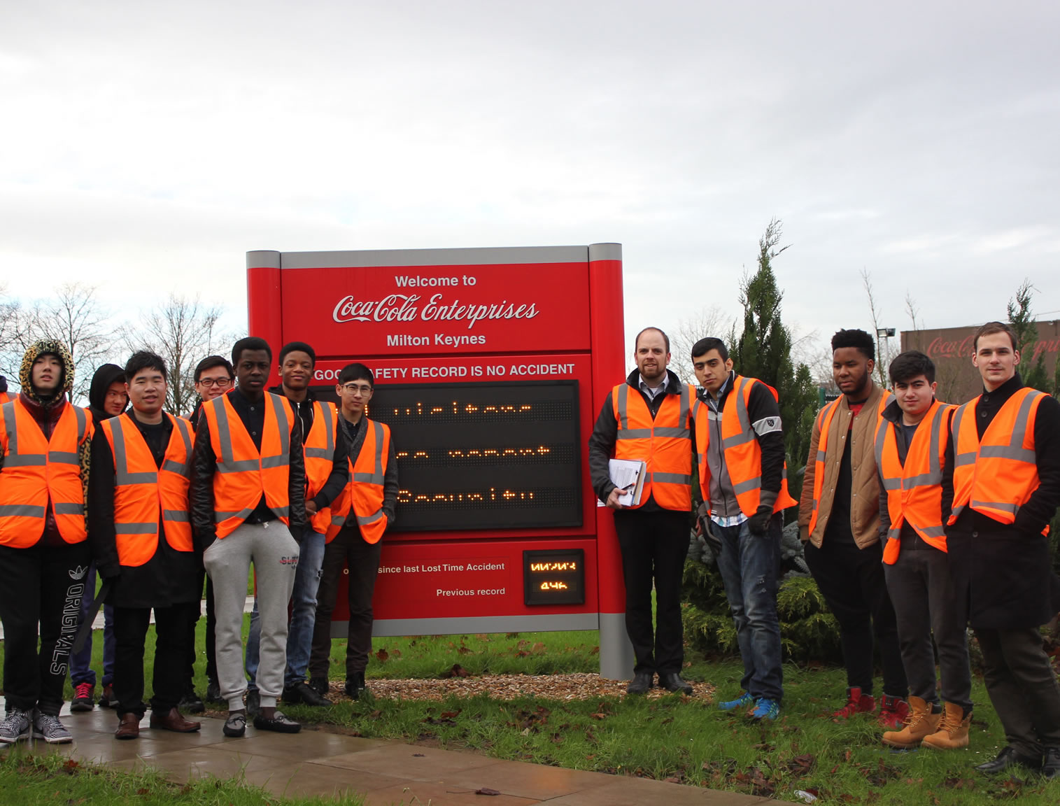 Abbey Cambridge | Foundation students visit the Coca-Cola Factory ...